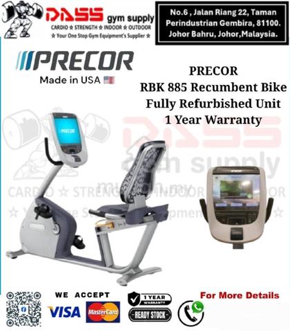 Precor RBK 885 Recumbent Bike Gym Equipment's - Sports & Outdoors for ...