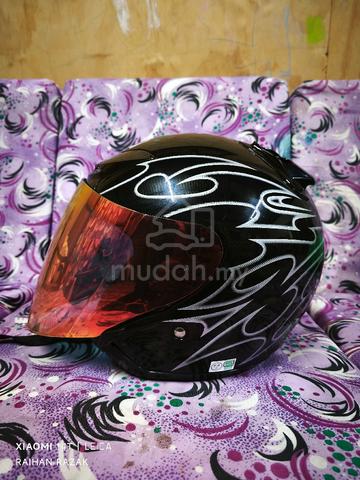 Helmet J-force jack Api Hitam - Motorcycle Accessories & Parts for sale ...