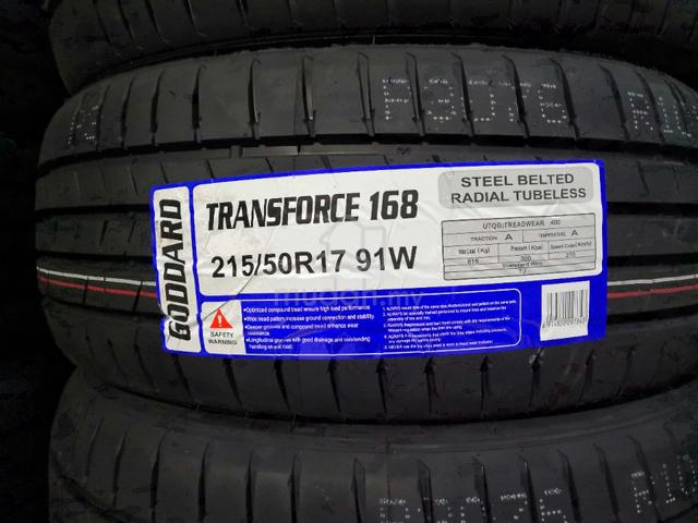 215/50/17 Goddard Transforce 168 Tyre Tayar - Car Accessories & Parts for sale in Klang, Selangor