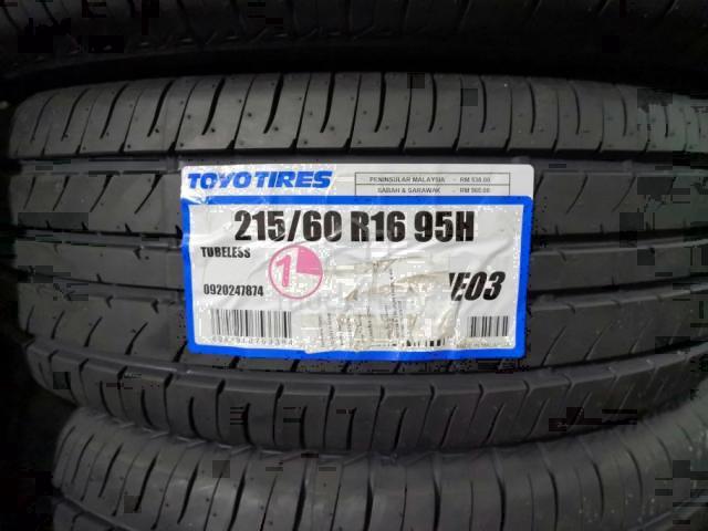 215/60/16 Toyo Nano Energy 3 Tyre 2024 Tayar - Car Accessories & Parts for sale in Klang, Selangor