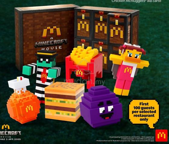 McDonald's Minecraft toys 6 in 1 set - Hobby & Collectibles for sale in ...