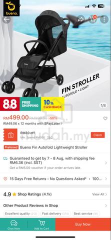Bueno Stroller - Moms & Kids for sale in Sungai Buloh, Selangor