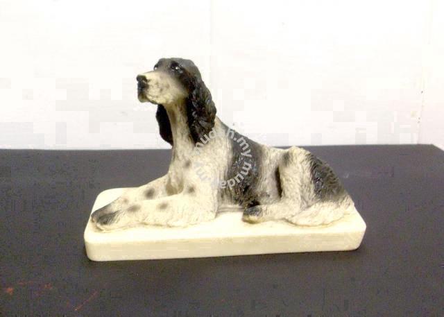 1980s Vintage Resin Cocker Spaniel On Base (Big) - Hobby & Collectibles ...