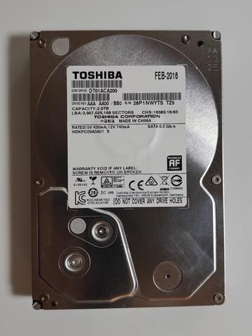 Toshiba 2 TB 7.2K RPM 3.5" Desktop SATA Hard Drive - Computers ...