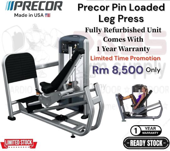 Precor Pin Loaded Leg Press Gym Equipment's - Sports & Outdoors for ...