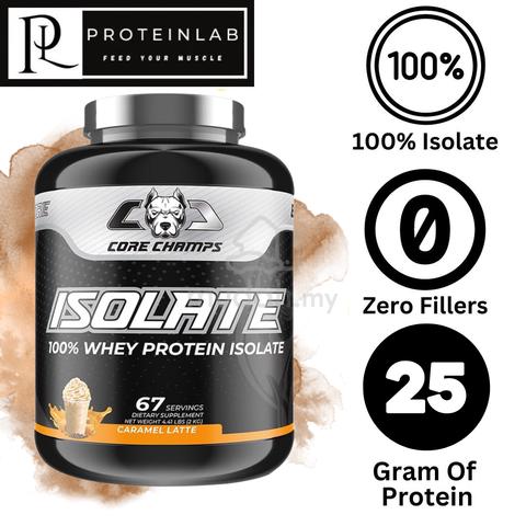 CORE CHAMPS ISOLATE 100% Isolate Whey Protein (4 - Health & Beauty for ...