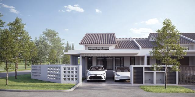 New Terraced House for Sale, 3 Bedroom, 1300 sq.ft, Tanjong Karang ...