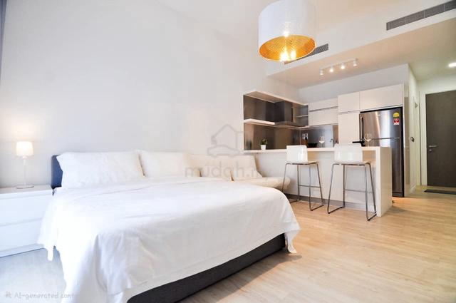 Service Residence for Rent, 1 Bedroom, 506 sq.ft, M City, KL City ...