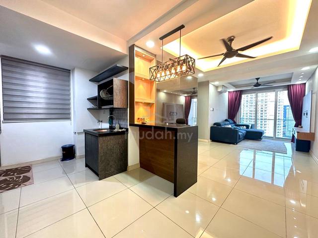 Service Residence for Rent, 3 Bedroom, 1350 sq.ft, Sentul Point Suite ...