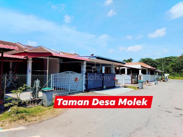 1-storey Terraced House for Sale, 3 Bedroom, 1400 sq.ft, Ayer Molek ...