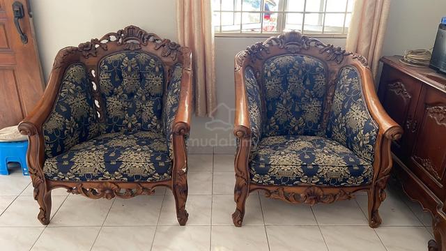 Sofa kayu jati - Furniture & Decoration for sale in Ampang, Selangor