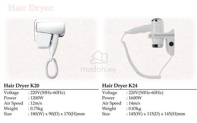 Fixed To Wall Hair Dryer - Health & Beauty for sale in Sungai Buloh ...