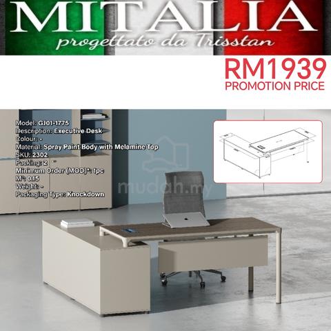 Meja Executive Director Table Set Berkualiti - Furniture & Decoration ...