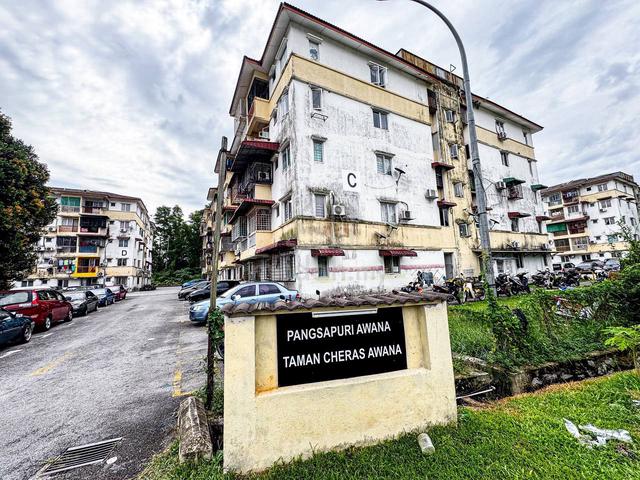 Apartment for Sale, 3 Bedroom, 735 sq.ft, Taman Cheras Awana Apartment ...