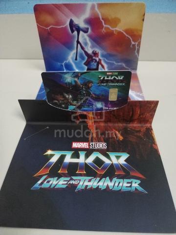 999.9 AURORA Public Gold Bar 0.5g Marvel Thor 9999 - Hobby ...