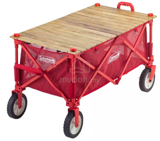 Coleman Wagon Wood Roll Table - Sports & Outdoors for sale in Bukit ...