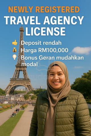 Lesen Travel Agency Potensi Geran - Business for Sale for sale in Desa Pandan, Kuala Lumpur