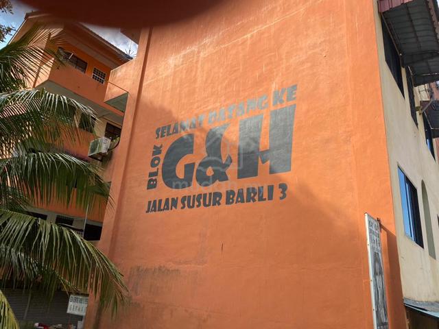 Flat for Sale, 2 Bedroom, 538 sq.ft, Flat Jalan Susur Barli, Tampoi ...