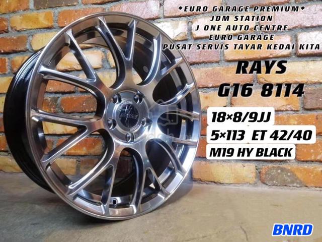 RAYS G16 DESIGN 18inc VELLFIRE W204 W205 ACCORD - Car Accessories & Parts for sale in Sungai ...