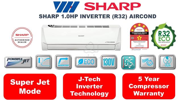 Sharp 1.5HP Inverter Air Cond (R32) - Home Appliances & Kitchen for ...