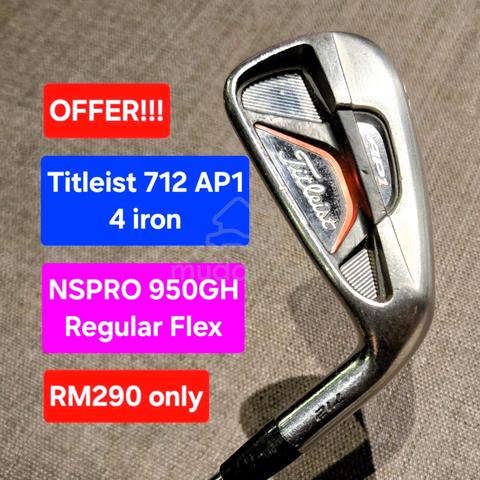 TITLEIST 712 AP1 4 Iron with NSPRO 950GH R Flex - Sports & Outdoors for sale in Gombak, Selangor