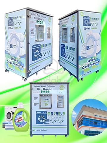 Liquid Detergent Vending Machine Mesin Sabun Baru - Professional ...