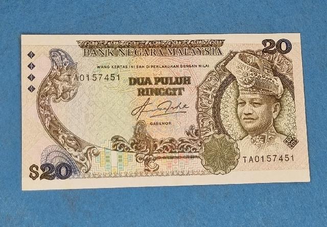 Old Malaysian 20 Ringgit Note (Code- RMN20-001) - Hobby & Collectibles ...