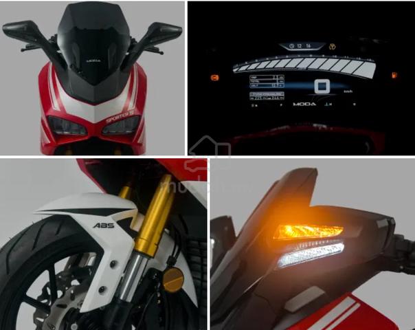 NEW MODA Sporter-S 250 sporty and aerodynamic XMAX - Motorcycles for ...