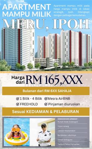 Apartment for Sale, 3 Bedroom, 959 sq.ft, Residensi Meru Raya (PR1MA ...