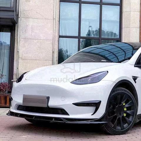 Tesla model y bodykit diffuser canard spoiler jhfd - Car Accessories ...