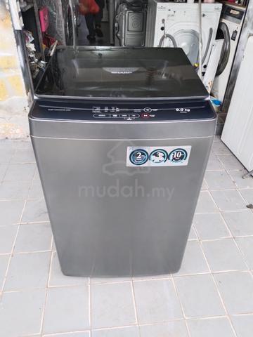 Sharp washing machine 9kg mesin basuh - Home Appliances & Kitchen for ...