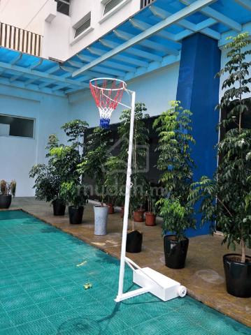 Moveable Netball Post with Weight Wheels - Sports & Outdoors for sale ...