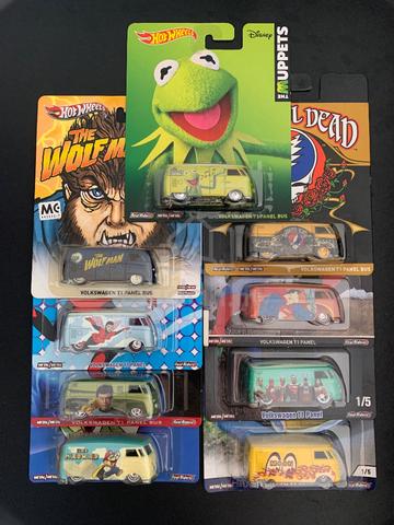 Hot Wheels Volkswagen T1 Panel Bus The Muppets Set - Hobby ...