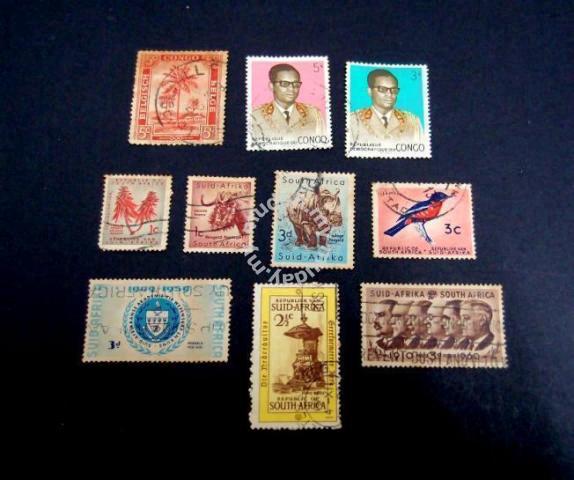 Vintage Stamps - Suid Afrika (Lot 10 Pieces) - Hobby & Collectibles for sale in Others, Kuala Lumpur