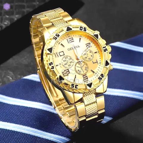 Men Gold Color Watch - Watches & Fashion Accessories for sale in Cheras ...