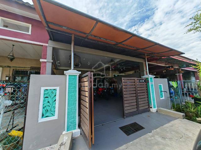 1-storey Terraced House for Sale, 3 Bedroom, 1302 sq.ft, Merlimau ...