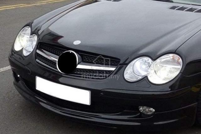 R230 SL Front Grill Grille Bodykit Chrome Black - Car Accessories ...