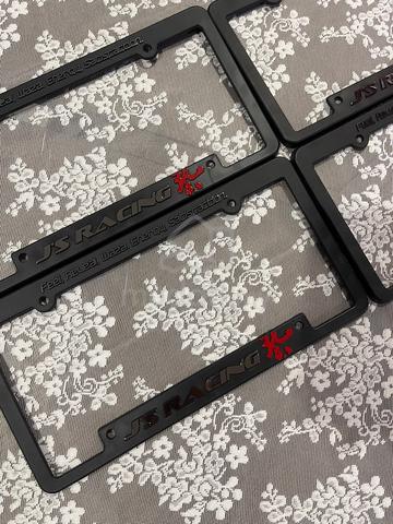 JS Racing License Plate Frame Universal Honda cars - Car Accessories ...