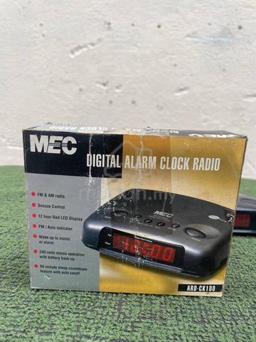 B623 Jam Penggera MEC Digital Alarm Clock with FM - Home Appliances ...