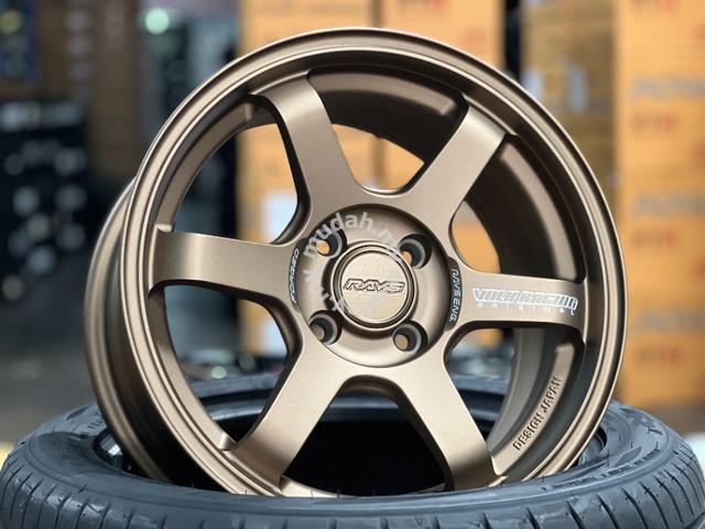 NEW 15 AOW TE37 Sonic Rim City Jazz Myvi Vios Saga - Car Accessories & Parts for sale in Shah ...