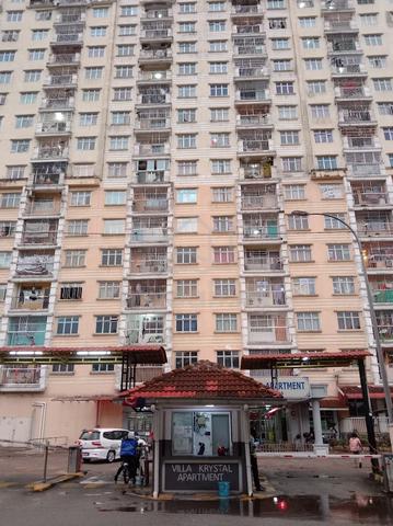 Apartment for Rent, 3 Bedroom, 900 sq.ft, Villa Krystal, Skudai, Johor ...