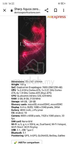 sharp Aquos zero 5g basic - Mobile Phones & Gadgets for sale in Bukit ...