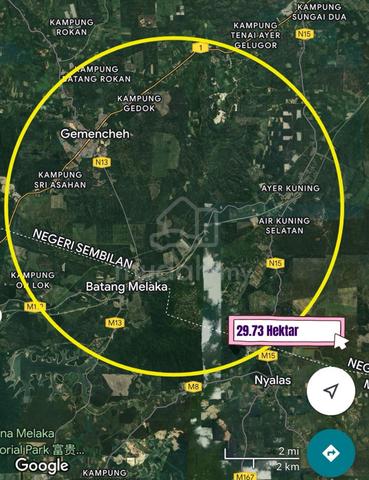 Agricultural Land for Sale, 147 Acre(s), Gemencheh, Negeri Sembilan ...