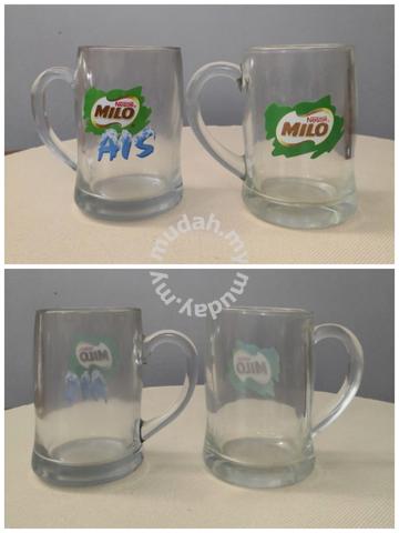 Milo Ais Milo glass mug 2 - Hobby & Collectibles for sale in Hulu ...