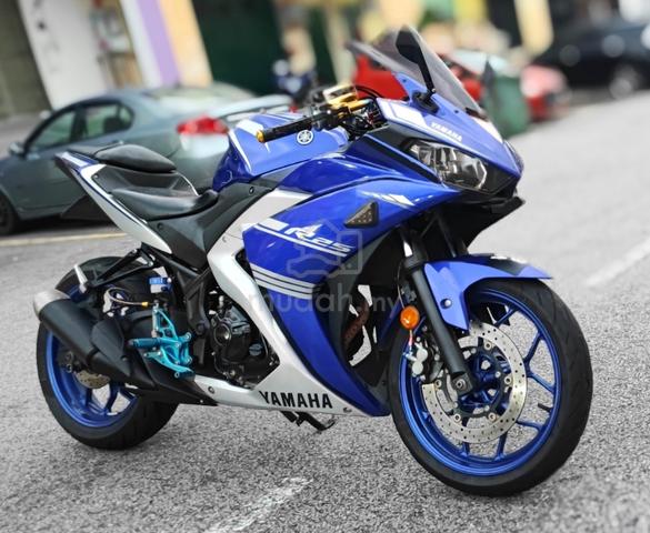 Yamaha YZF R25 Blue Silver v1 Cantik loan Aeon - Motorcycles for sale ...