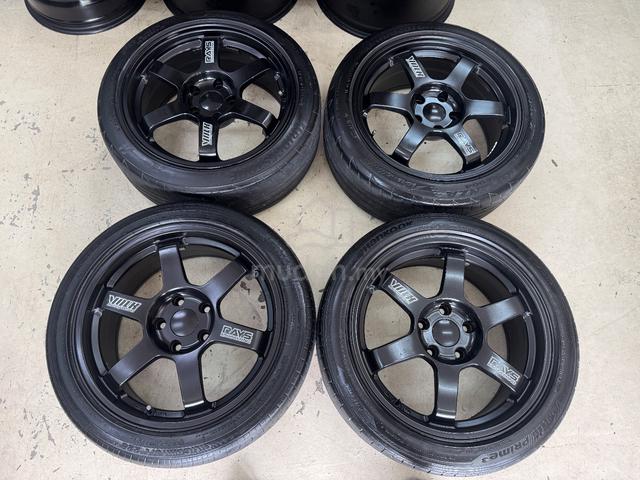 Rim te37 thailand gloss black preve exora fd fb - Car Accessories ...