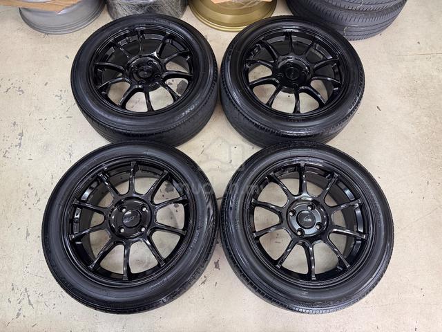 Rim ze40 gloss black 16 inch vios myvi alza city - Car Accessories ...