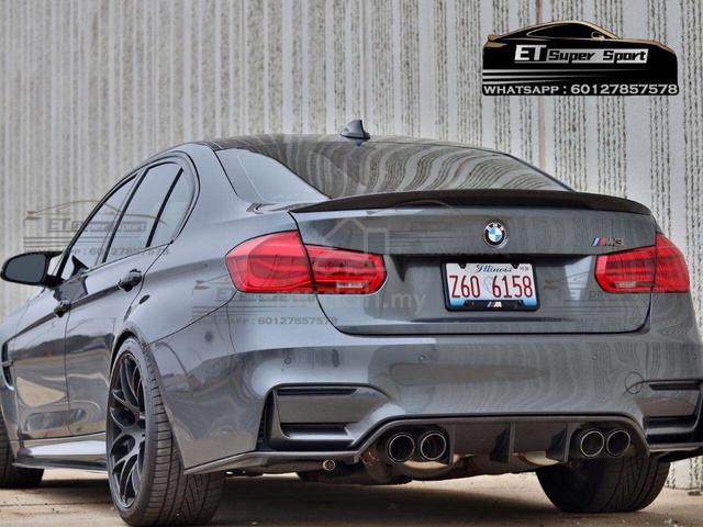BMW F30 M3 Rear Diffuser Carbon Bodykit Led Black - Car Accessories ...