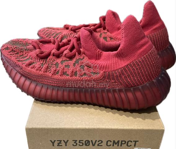 Adidas YZY 350V2 CMPCT Red - Shoes for sale in KLCC, Kuala Lumpur