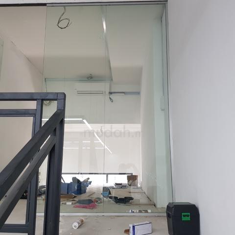 GLASS WALL INSTALL l pasang dinding jenis kaca - Furniture & Decoration ...